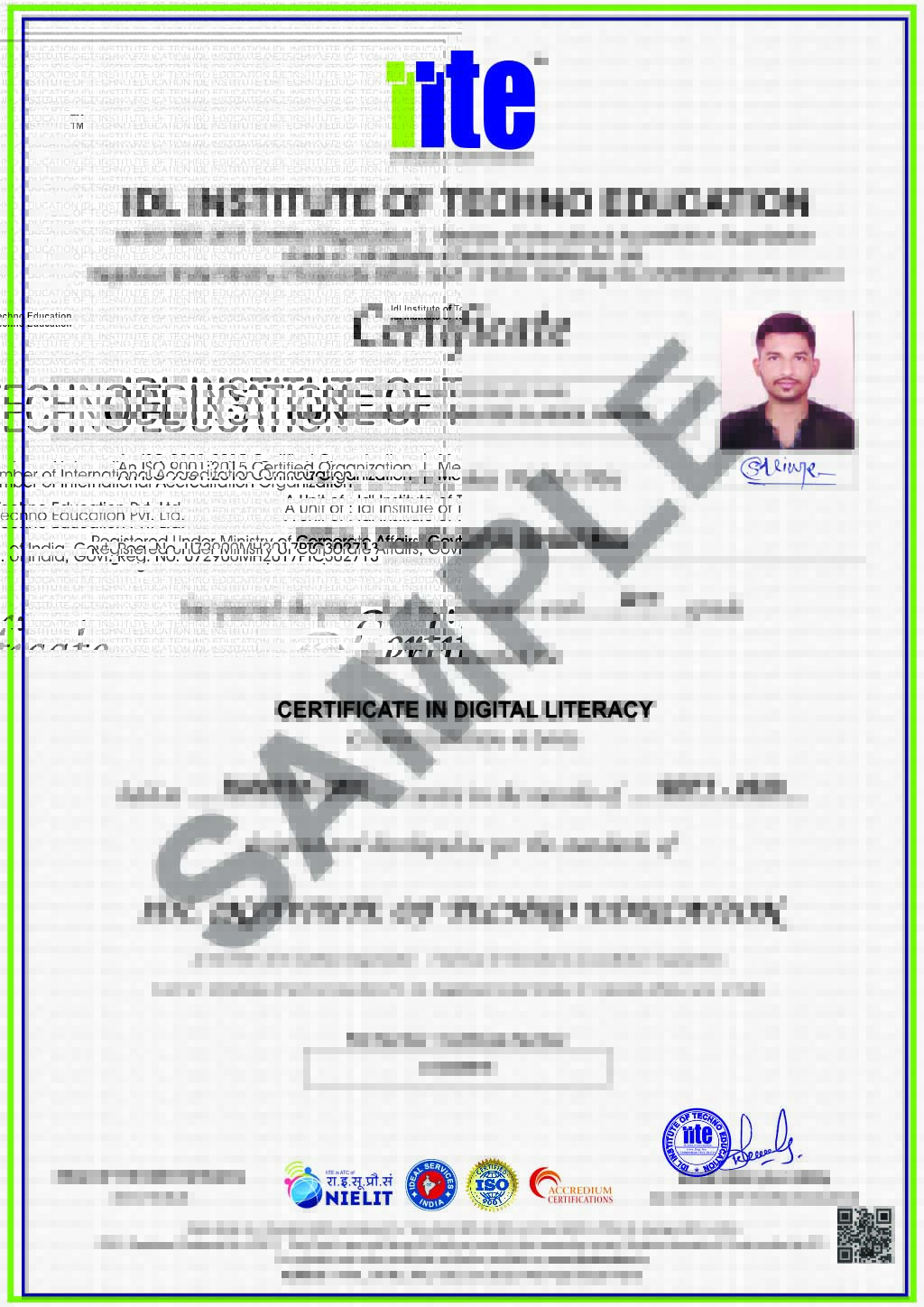 Sample Documents :: Idl Institute of Techno Education